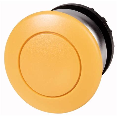 Bouton poussoir coup de poing jaune à rappel au meilleur prix Eaton directindustry