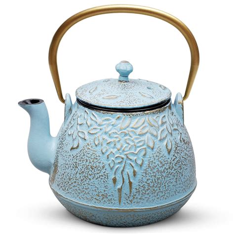 Buy Teapot TOPTIER Japanese Cast Iron Tea Kettle With Stainless Steel Infuser Cast Iron Teapot