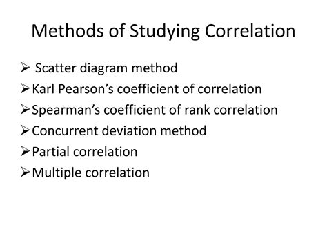Meaning And Types Of Correlation Pptx