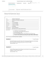 Review Test Submission Quiz 4 201940 Fall 2019 BIBL Pdf 11 17