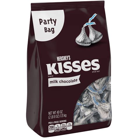 Hersheys Kisses Milk Chocolate 40 Oz 2 Lb 8 Oz 113 Kg