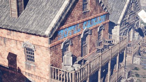 Artstation Open World Kit Wild West Post Apocalyptic Modular Town Game Assets