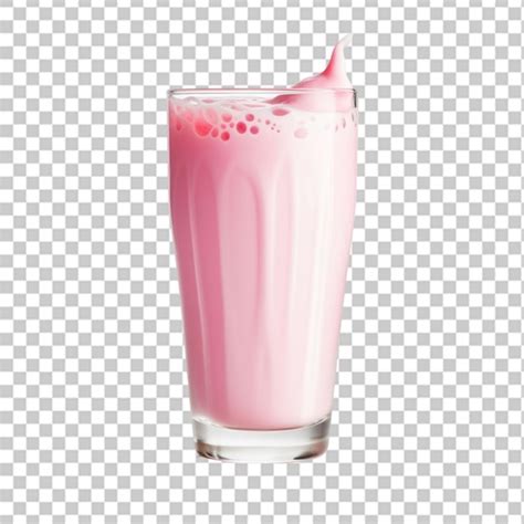 Premium Psd Milkshake On The Table