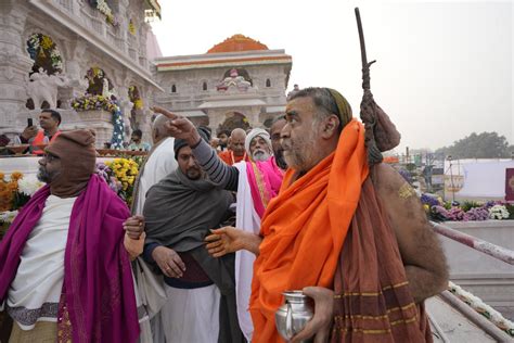 In Pictures Ram Temple Consecration Ceremony In Ayodhya The Hindu