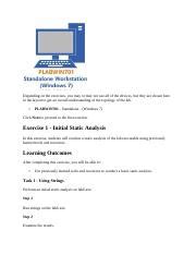 Analyzing And Modifying Lab Executable Using Static Analysis And