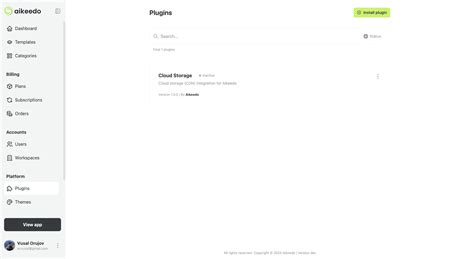 Aikeedo Cloud Storage Plugin AWS S3 Digital Ocean Spaces Wasabi