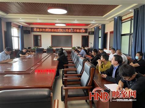 平舆县双庙乡召开扫黑除恶线索深入排查工作推进会