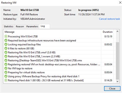 Veeam VM Restore Failed Cannot Apply Encryption Policy You Must Set