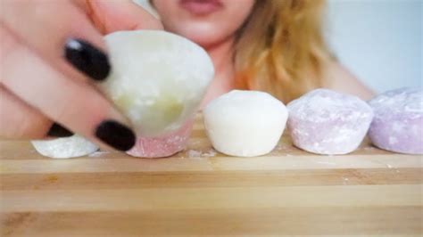 Asmr Ice Cream Mochi No Talking Eating Sounds Youtube