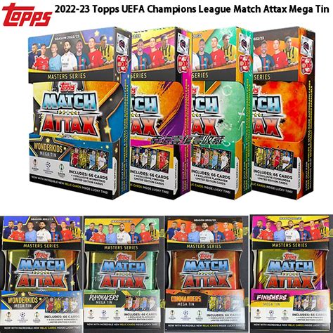 2022 23 New Topps Uefa Champions League Match Attax Mega Tin Official