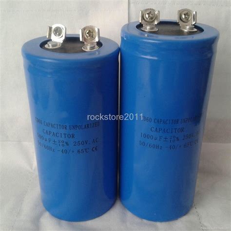 Unpolarized Capacitor Cd60 220vac 500 Microfarad 2pieces And 1000 Mf 4pcs Mfeo China Trading