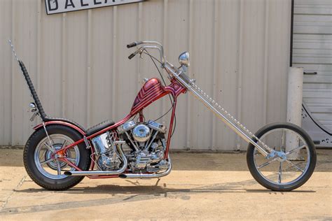 No Reserve Custom Harley Davidson Panhead Chopper For Sale On Bat