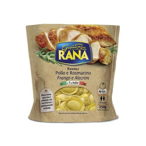 Massa Ravioli Rana De Frango Com Alecrim 250g Angeloni Supermercado
