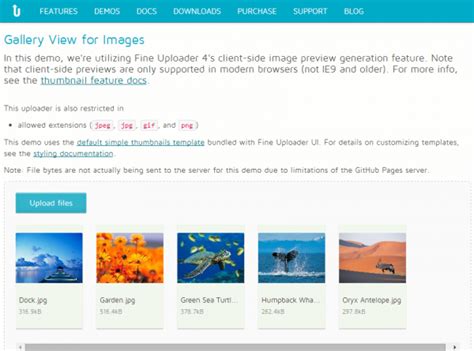 8 Inspiring Free Examples Of Html5jquery Upload File Scripts