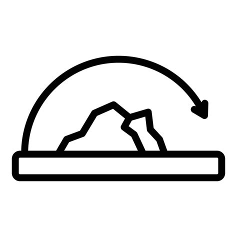 Graph Trajectory Icon Outline Vector Transport Pin 15101261 Vector Art At Vecteezy