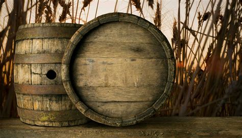Wine Barrel Background