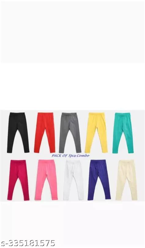Girls Leggings Pack Of 5