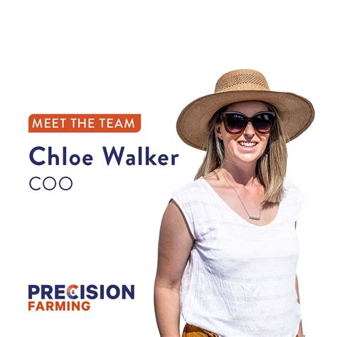 Precision Farming On Linkedin Meet Our Coo Chloe Walker Chloe Joined