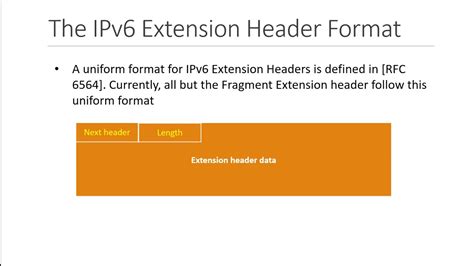 IPv6 Features 05 Lecture IPv6 Extension Headers
