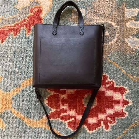 Madewell Leather Purse Black Leather With Gold Depop
