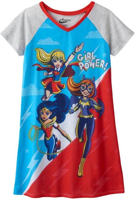 Girls 6 16 Dc Super Hero Girls Supergirl Batgirl And Wonder Woman Girl