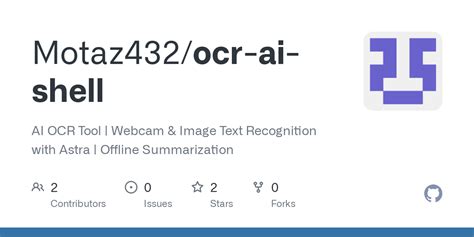 Github Motaz432ocr Ai Shell Ai Ocr Tool Webcam And Image Text Recognition With Astra