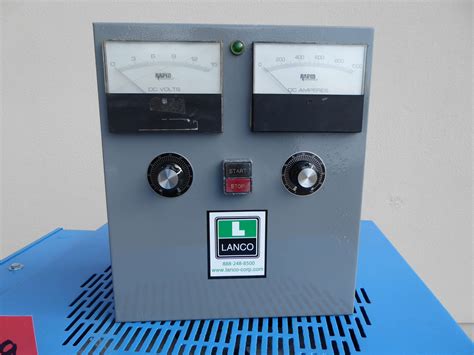 1000 Amp Rapid 9 Volt Rectifier R3429 Lanco Corporation Used