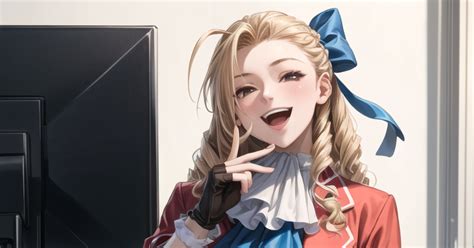 Aiイラスト お嬢さんの笑い神月かりん Kugarのイラスト Pixiv