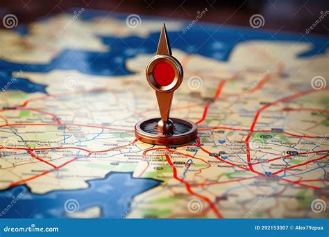 Location Icon On Map Generative Ai Stock Illustration Illustration