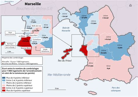 CARTES Délinquance à Paris Lyon ou Marseille les arrondissements