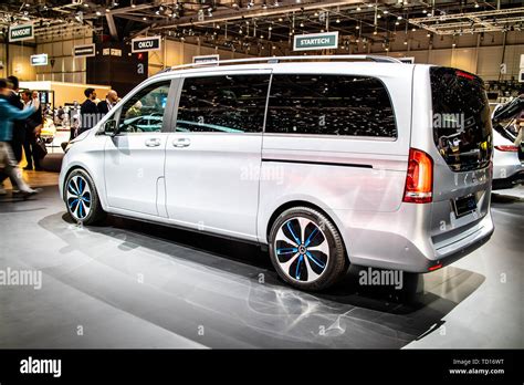 Geneva Switzerland March 05 2019 Mercedes Eqv Concept Prototype Mpv