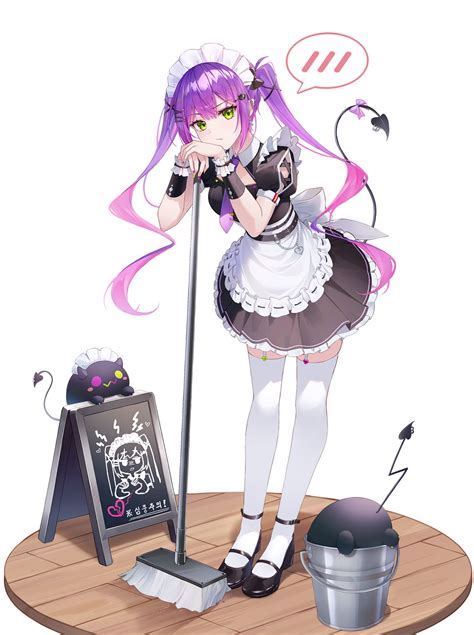 Tokoyami Towa And Bibi Hololive Drawn By Star Ring Danbooru