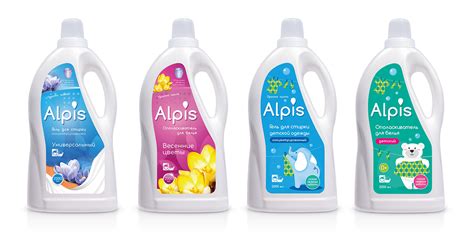 Washing gels Alpis on Behance