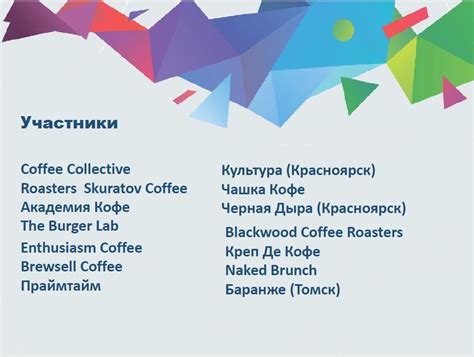 Сибирский Фестиваль кофе SibCoffeeFest 06-08 Ноября 2019