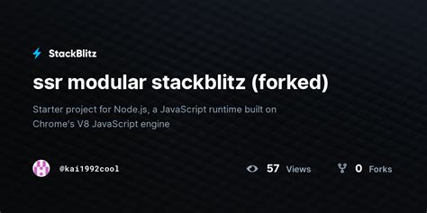 Ssr Modular Stackblitz Forked Stackblitz