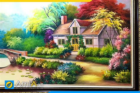 Tổng Hợp 48 ảnh Về Tranh Phong Cảnh Ngôi Nhà Vn