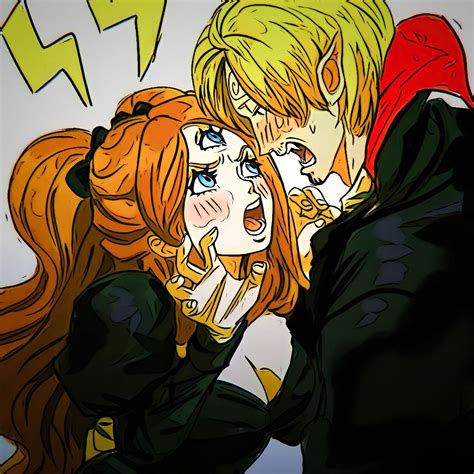 Sanji X Pudding One Piece Arte Ventagli Anime Bleach I E C