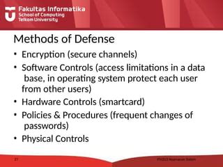 08 Kemanan Sistem Security Services Mechanism And Countermeasures Pptx