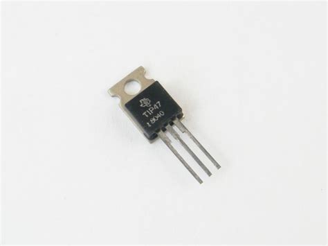 Transistor Tip47 1a 250v 40w Npn To 220 Texas