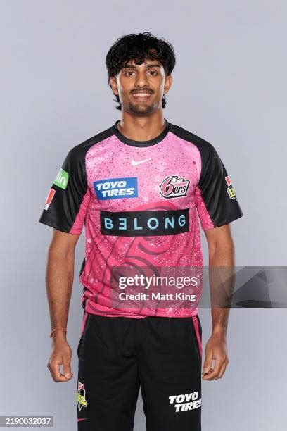 Jafer Chohan Poses During A Sydney Sixers 2024 25 Bbl Headshots News