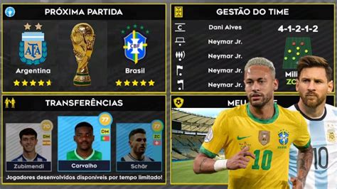 DLS 23 Modo Carreira Seleção Brasileira 37 Copa do Mundo Brasil