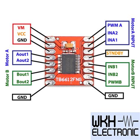 Jual TB6612FNG Dual DC Motor Driver 1A Shopee Indonesia
