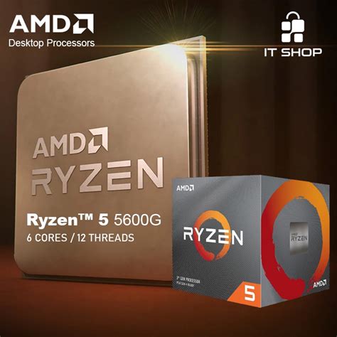Jual Processor Amd Am4 Ryzen 5 5600g Box Wraith Cooler By Emd Shopee