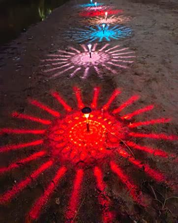 Bright Outdoor Solar Pathway Lights 8 Pack Color Changing Warm White