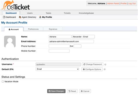 Multifactor Authentication OsTicket 1 17 1 Documentation
