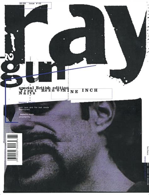 Raygun Magazine Cover Nine Inch Nails David Carson David Carson