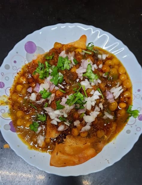 Hoke Cooked Samosa Chhola Chaat Rindianfoodphotos