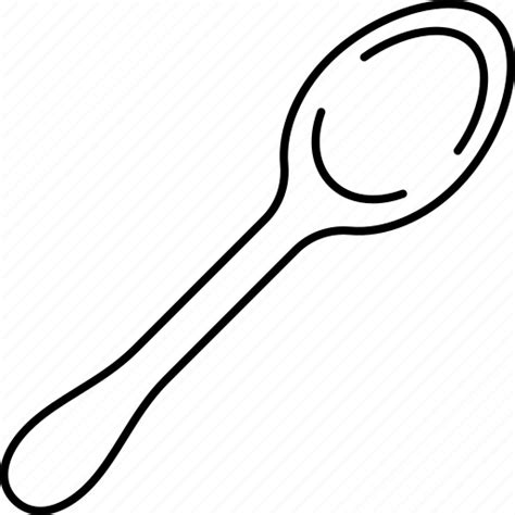 Spoon Silverware Kitchen Utensil Eating Icon Download On Iconfinder