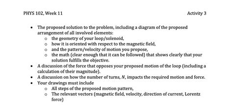 3 Team Activity The Moving Loop Do This Activity