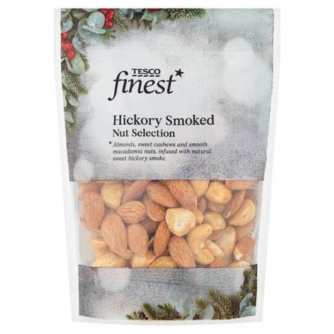 Tesco Finest Hickory Smoked Nut Selection 225g Tesco Groceries